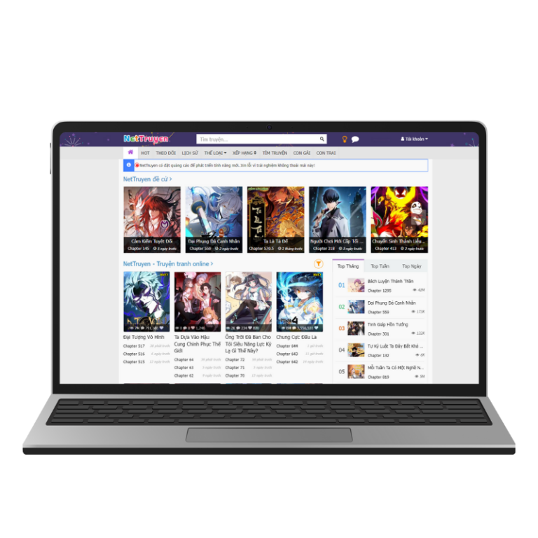 NetTruyen cập nhật truyện tranh hot mỗi ngày